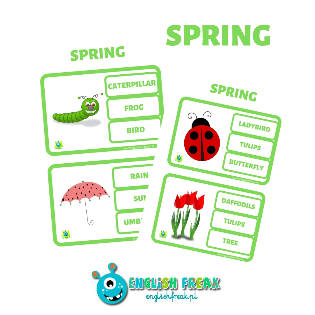 Spring Cards - English Freak | materiały edukacyjne
