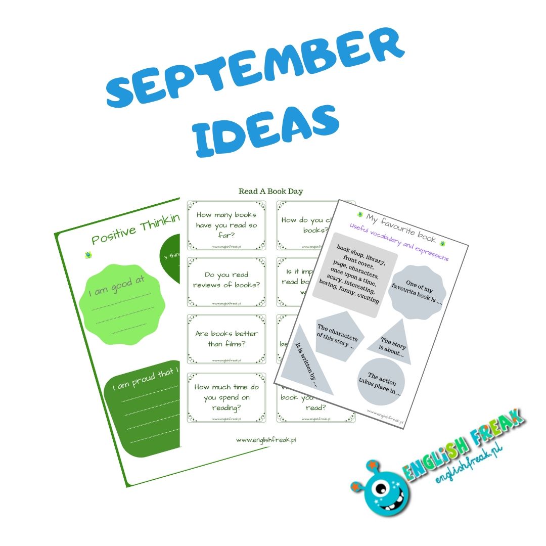 September Ideas - czyli pomysły na wrześniowe zajęcia - English Freak ...