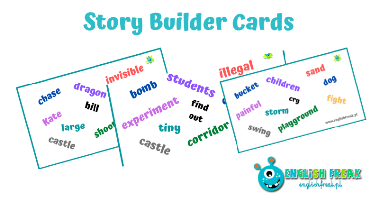 Story Builder Cards - let's speak and write - English Freak | materiały ...