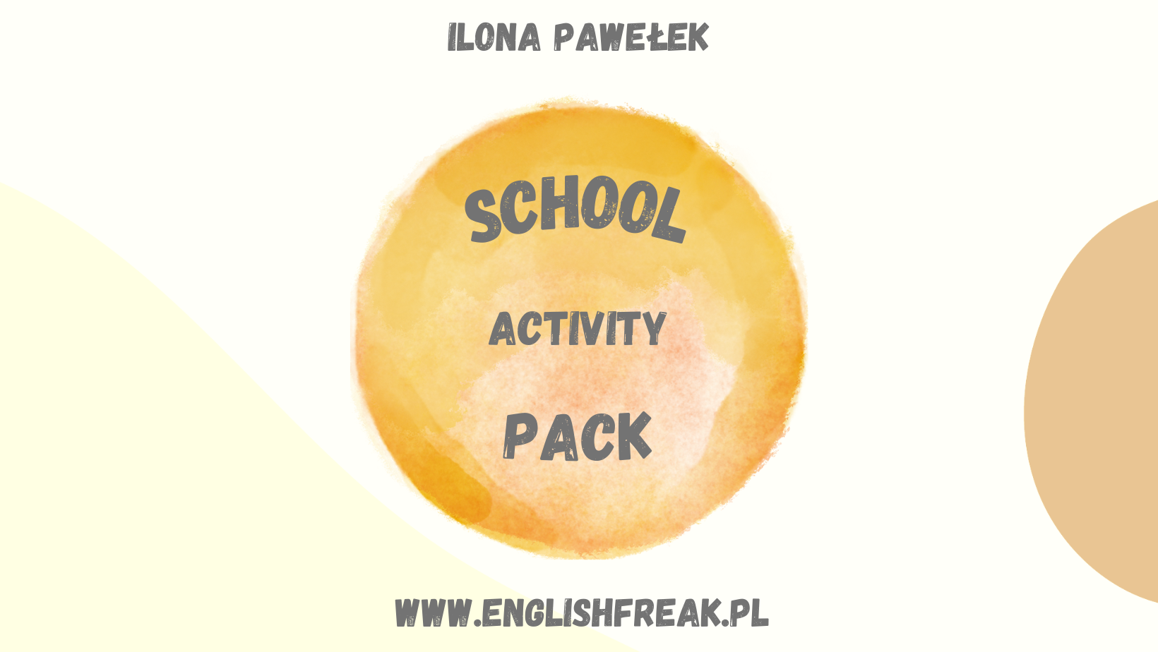 School Activity Pack - czyli jak utrwalić słownictwo związane ze szkołą ...