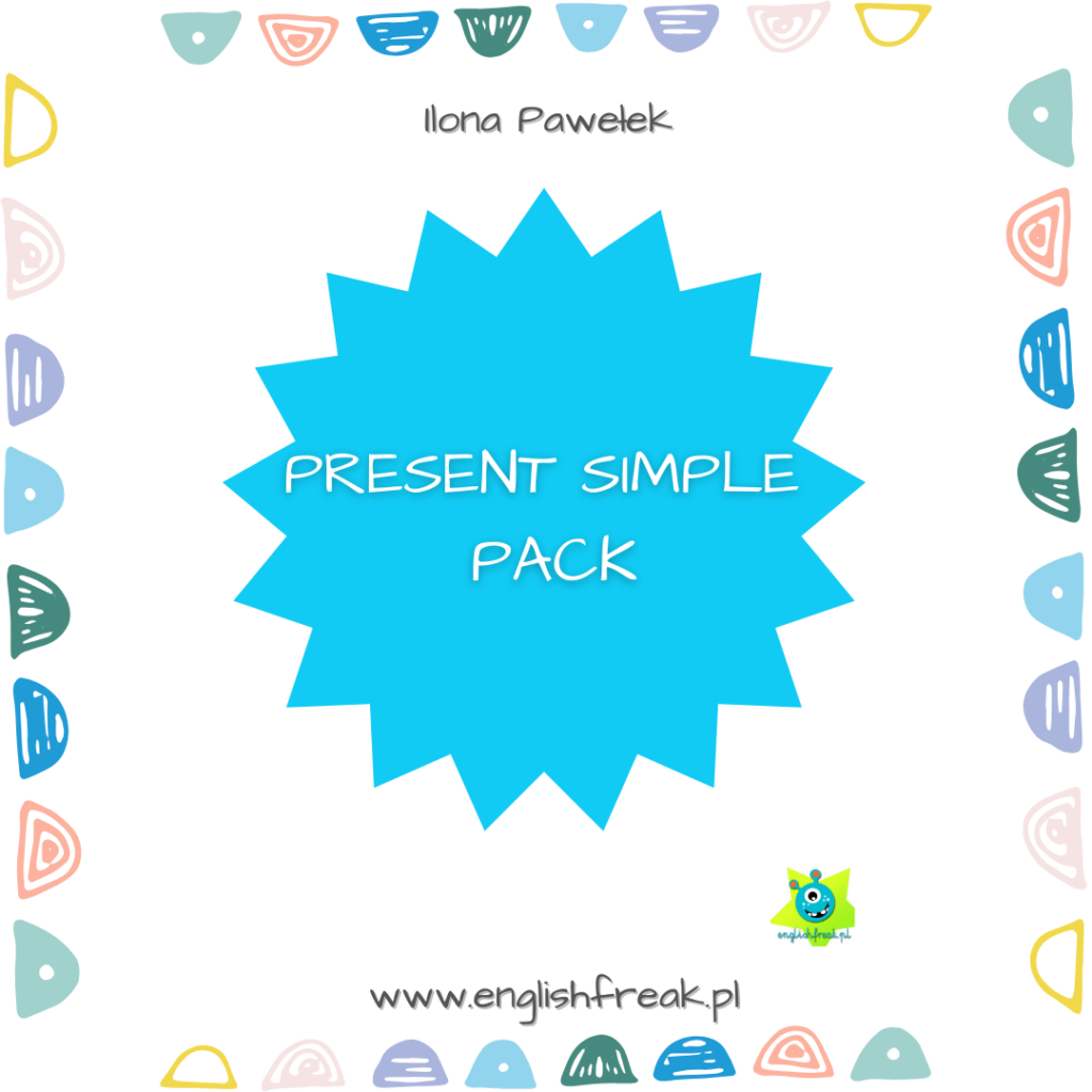 "E8 - writing" - karty pracy - English Freak | materiały edukacyjne