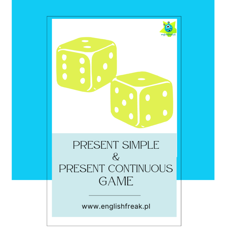 Present Simple vs Present Continuous Game - gra edukacyjna - English ...