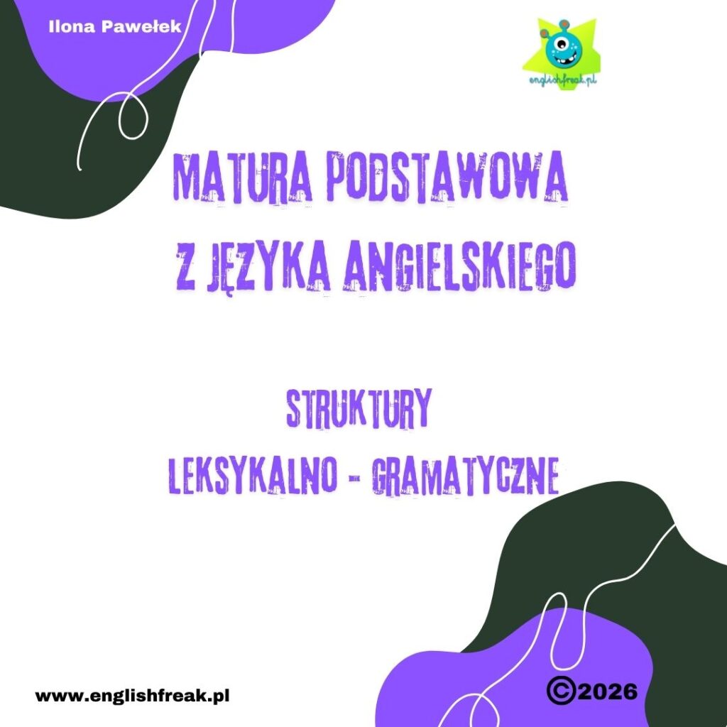 "E8 - writing" - karty pracy - English Freak | materiały edukacyjne